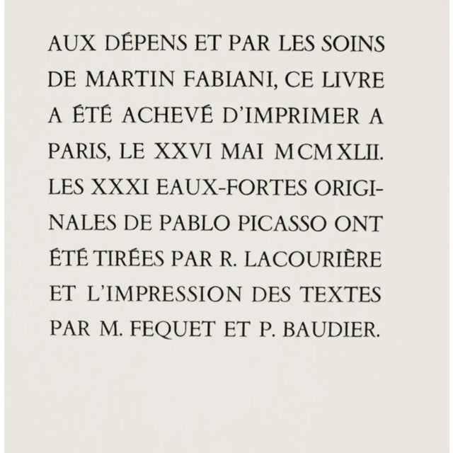 Picasso, Le Bœuf, Histoire naturelle (after) 1970 | Chairish