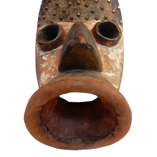African Dan Bugle Tribe Mask Ivory Coast | Chairish