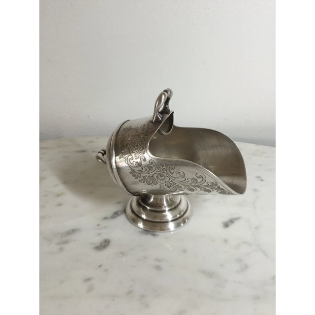 Vintage Silver Plate Sugar Scuttle | Chairish