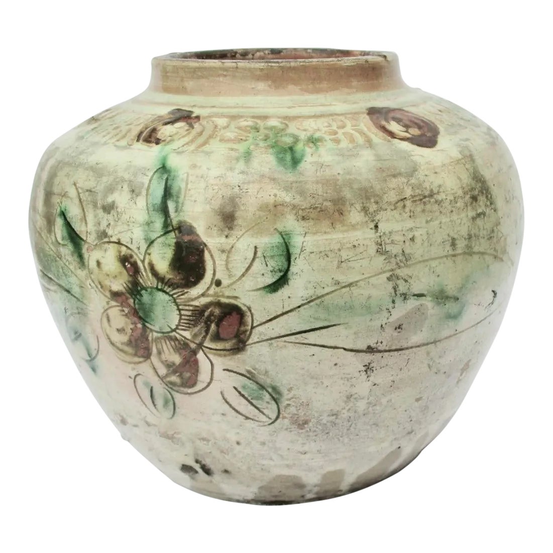 Joseon Dynasty Storage Jar Antique Ceramic Circa 18th Century | Chairish
