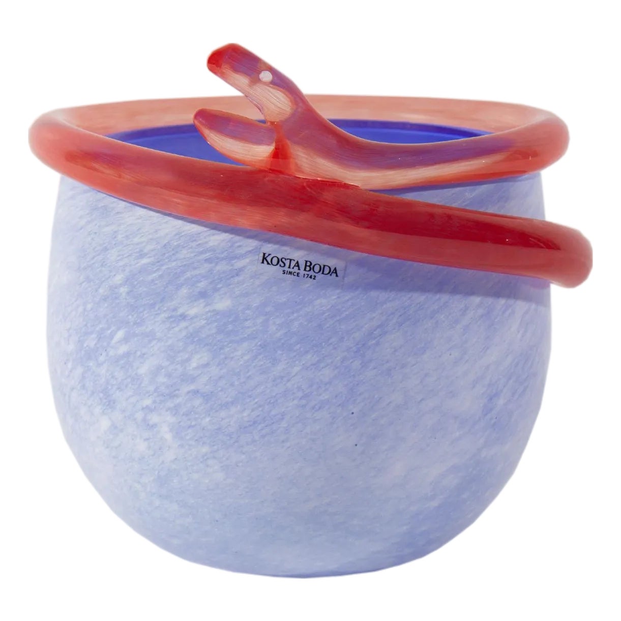 Kosta Boda Atelier “Cleopatra” Bowl With Snake by Ulrica Hydman Vallien ...