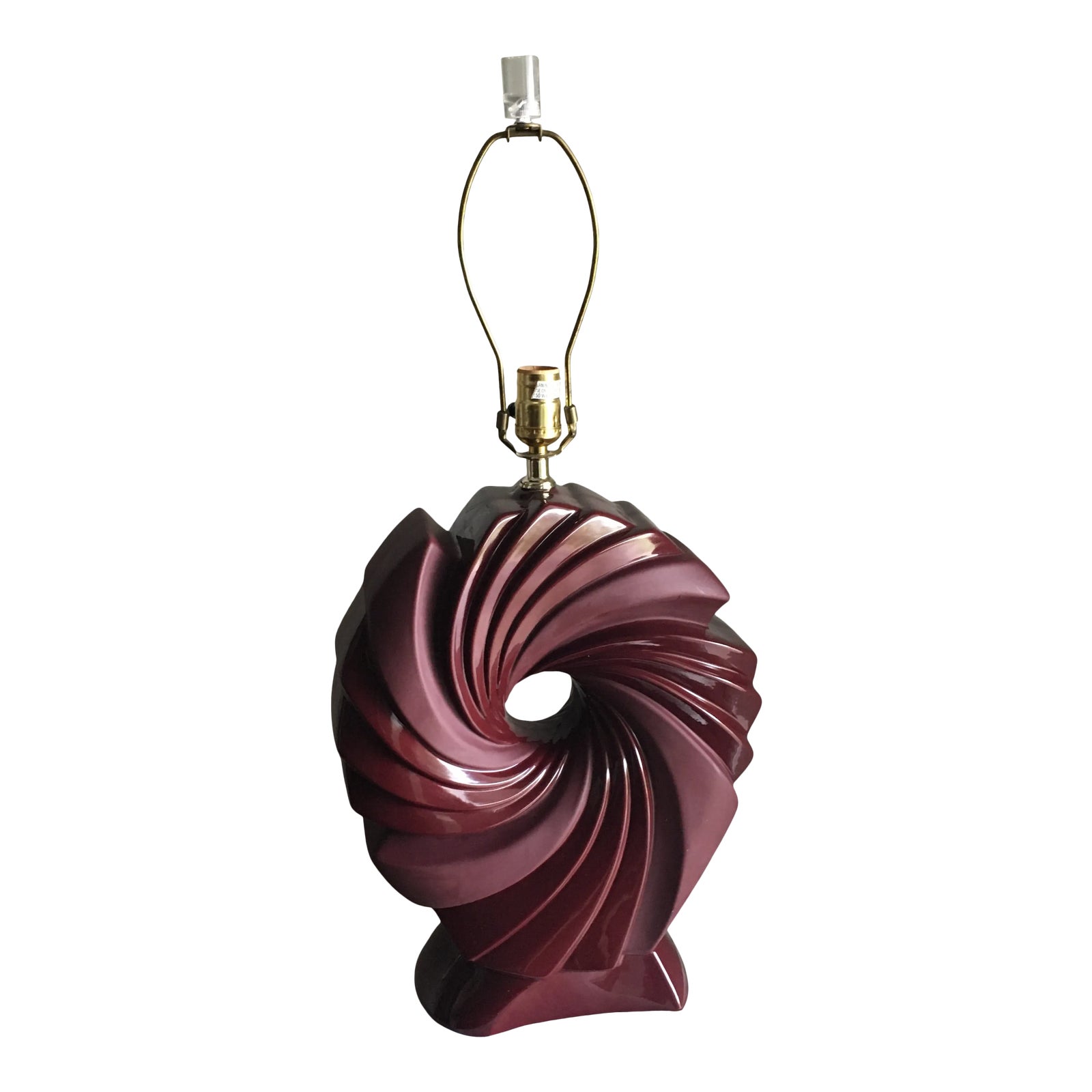 Vintage 1980s Harris Potteries Sculptural Lamp | Chairish