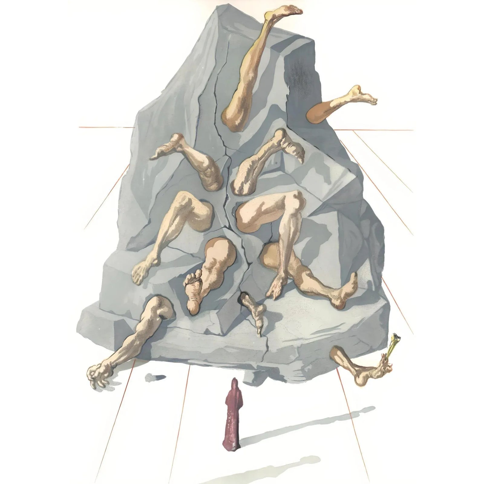 Salvador Dalí­, The Simoniac (Michler/Löpsinger 1039-1138; Field 189 ...