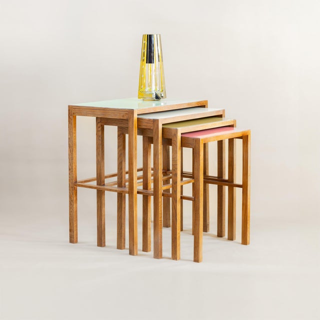 Nesting Tables from Up Závody, 1930s, Set of 4 | Chairish