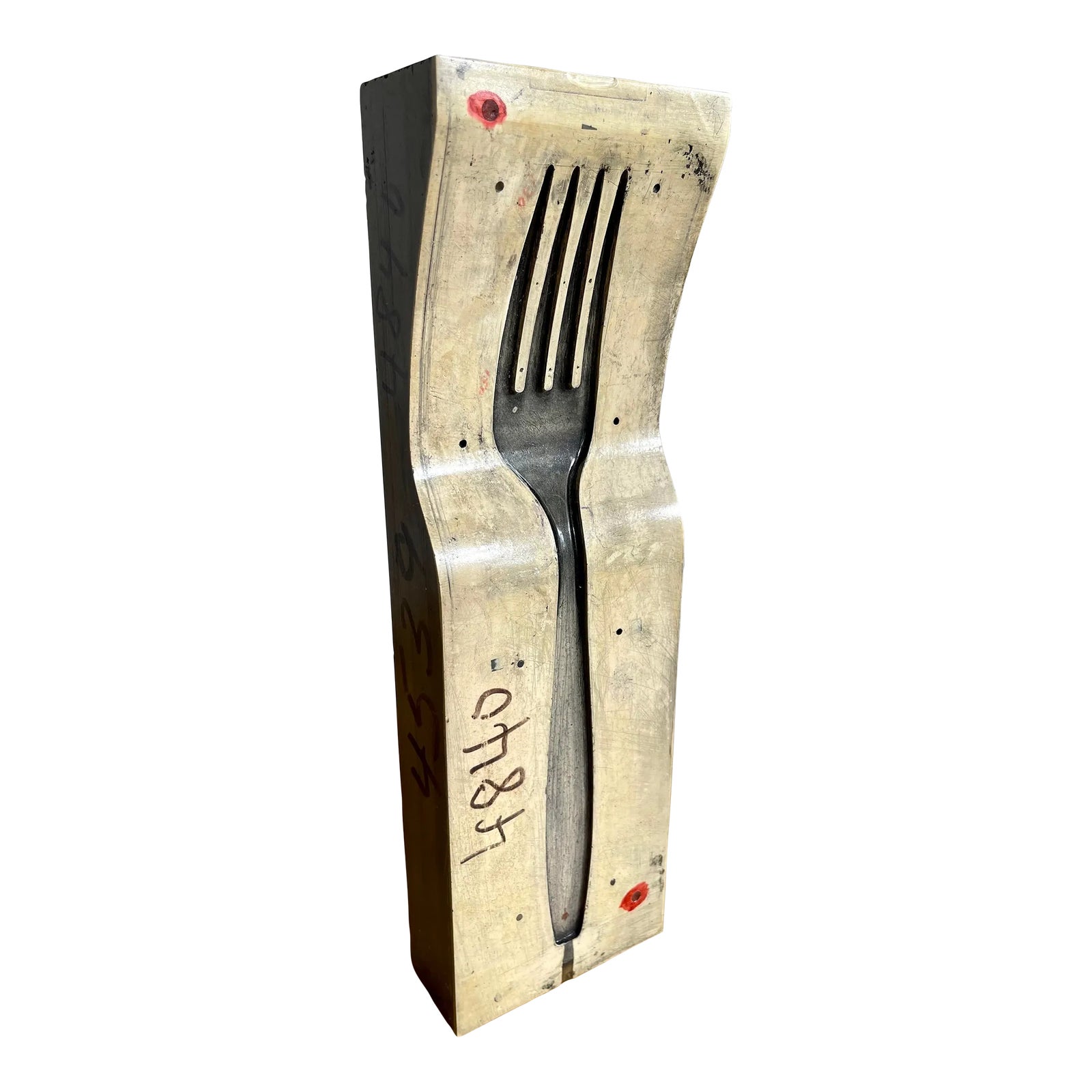 1980s Industrial Marblelite Fork Mold | Chairish