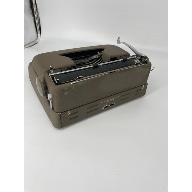 Smith-Corona Sterling Typewriter With Case | Chairish