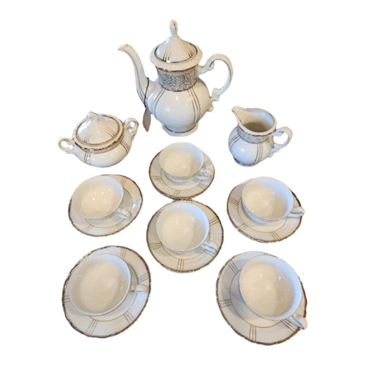 1950s Seyei Fine China Tea Set- 17 Pieces | Chairish