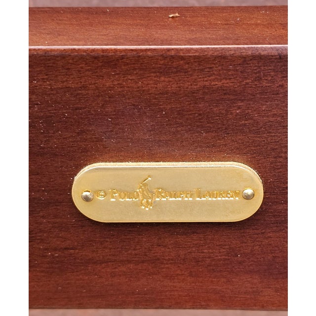 Ralph Lauren Renaissance Revival Style Carved Mahogany Queen Bed | Chairish