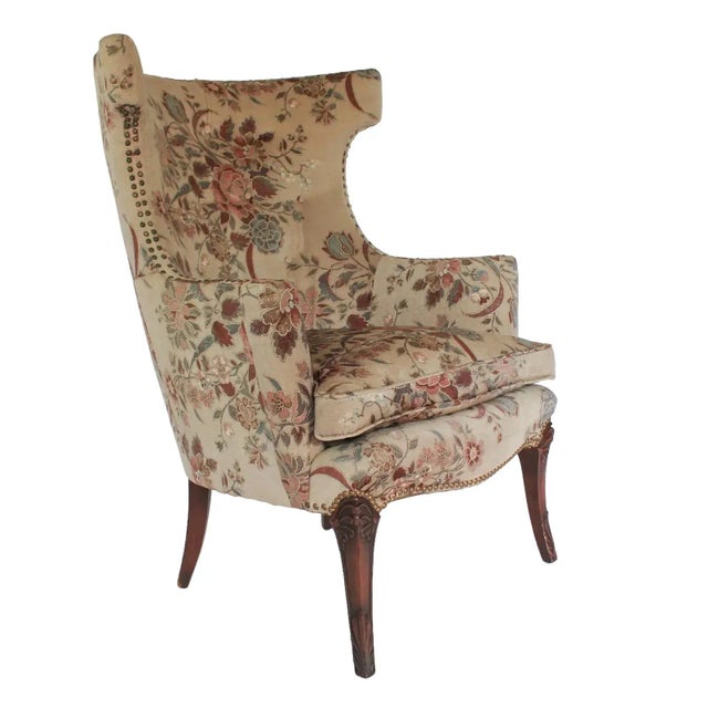 Scroll wing chair store