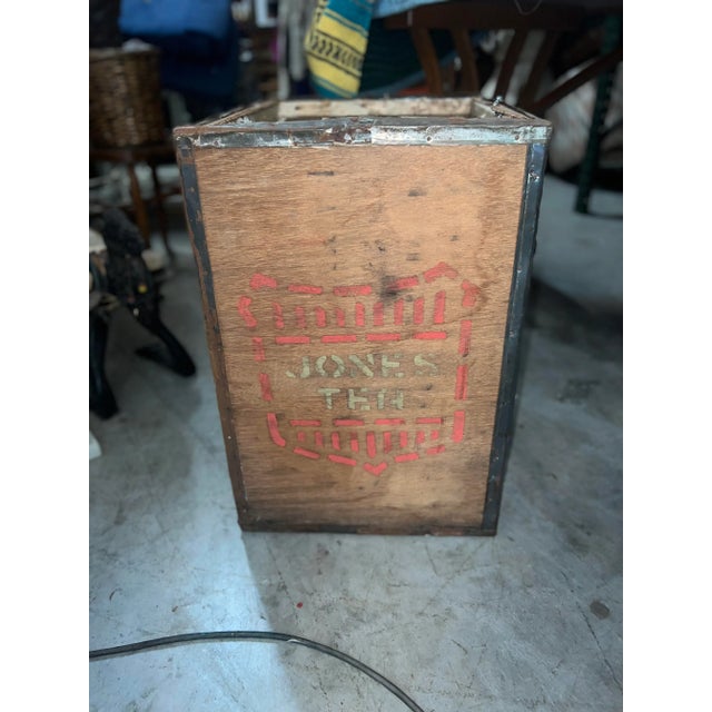 Antique Wooden Tea Box | Chairish