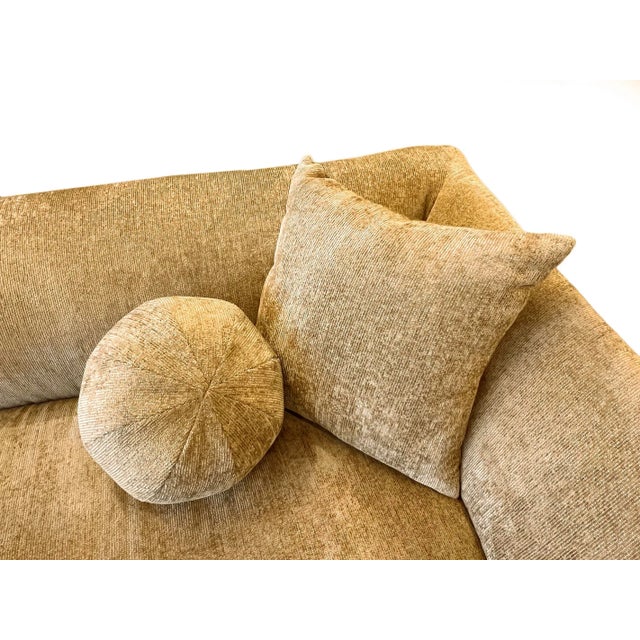 Roshia Soft Caramel Sofa | Chairish