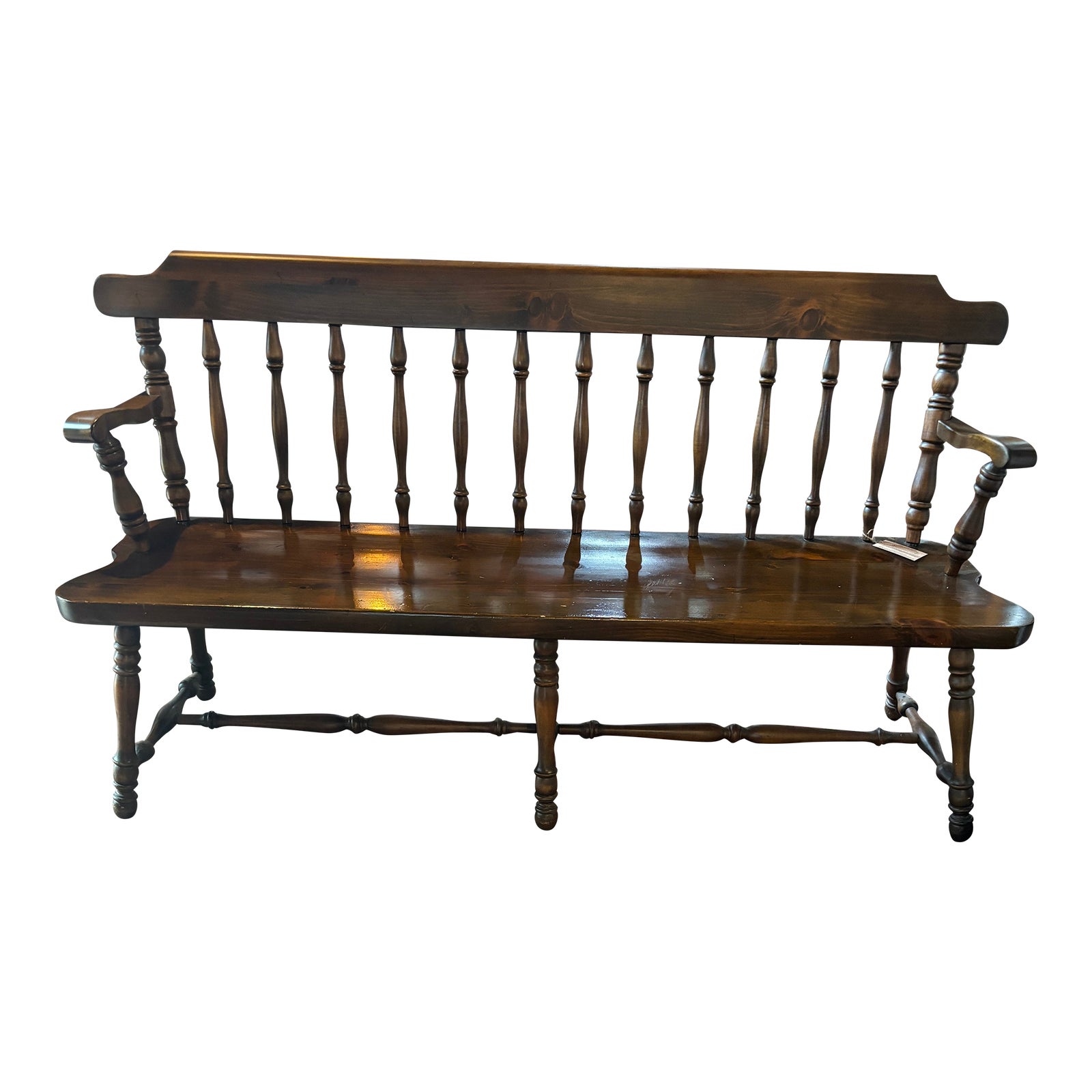 Mid 20th Century Deacon's Bench | Chairish