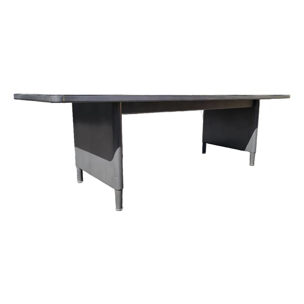 Steelcase Conference Table Panel Leg Table | Chairish