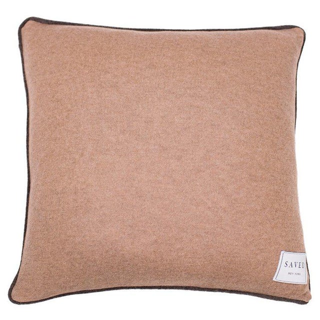 Pipe Cashmere Pillow | Chairish