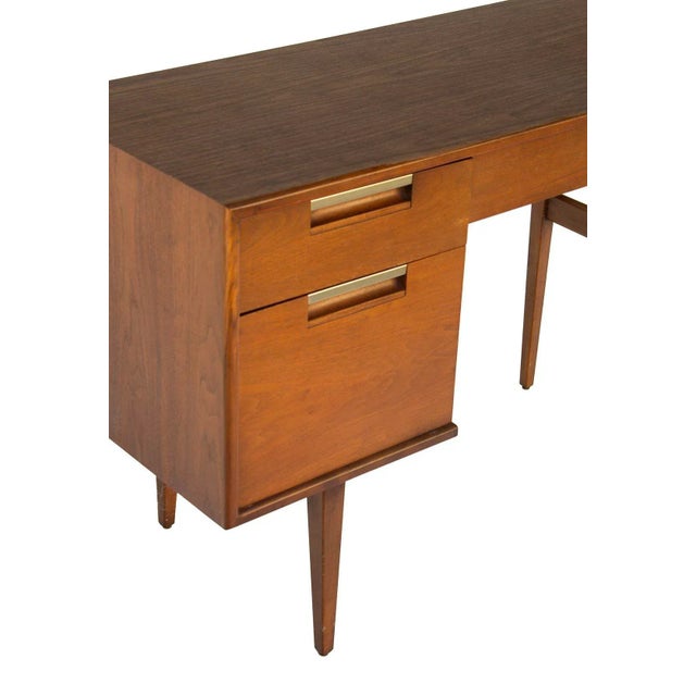 Midcentury Walnut Desk by Robinson Furniture | Chairish