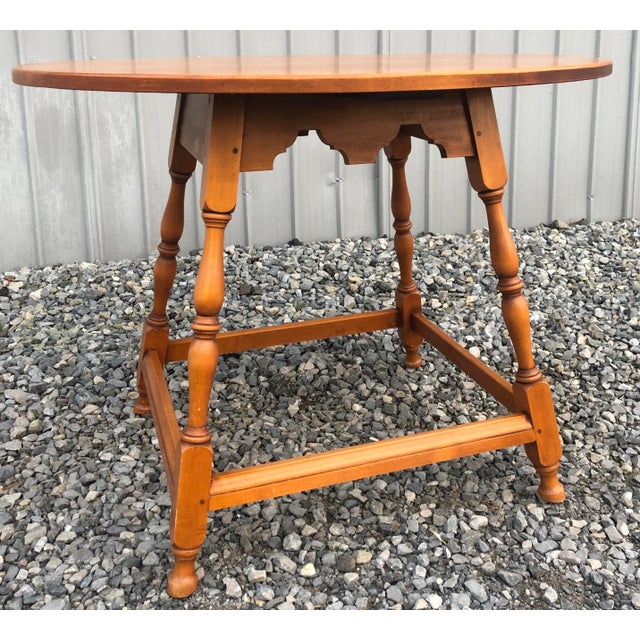 Eldred Wheeler 18th Century Style Splay Leg Maple Tavern Table Chairish