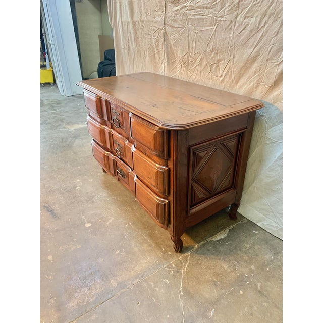 17th Century French Louis XIII Oak Three Drawer Commode / Chest of ...
