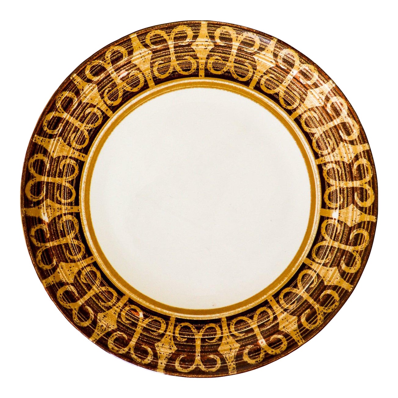 1960s Barcelona Chop Plate by Royal China Platter | Chairish