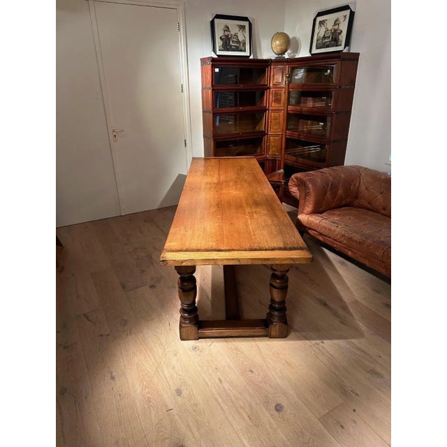Vintage Oak Country Table, 1990s | Chairish