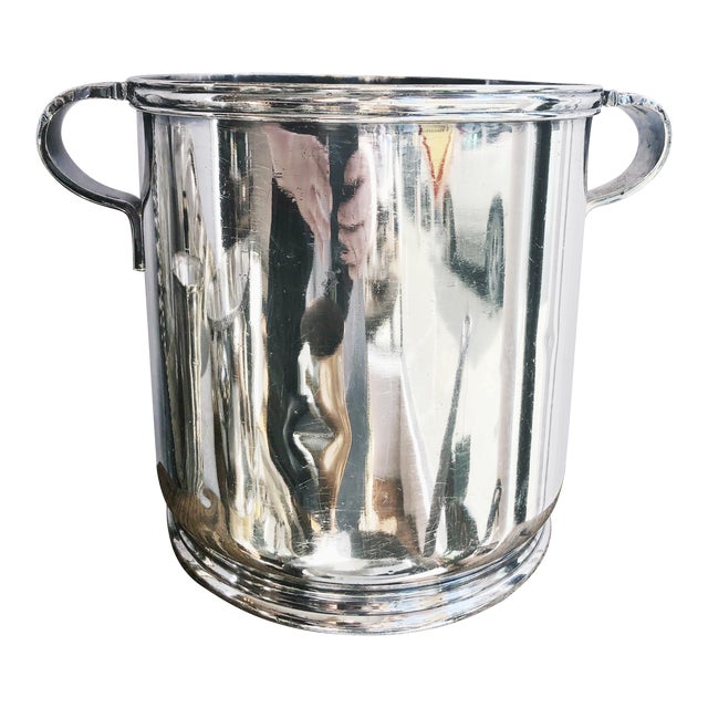 1948 Silver Plated Waldorf Astoria Champagne Bucket | Chairish