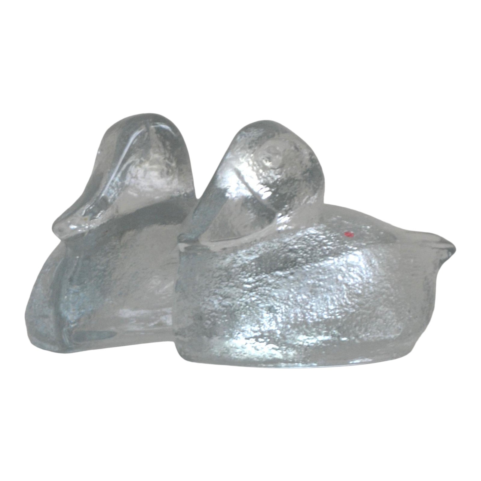 Vintage Hand-Blown Glass Bookends- a Pair | Chairish