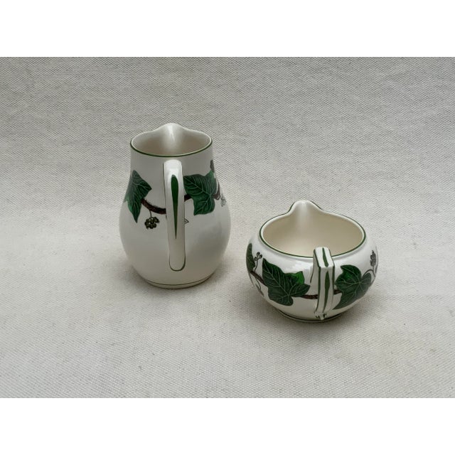 1970s Wedgwood Napoleon Ivy Pattern Pitchers- a Pair | Chairish