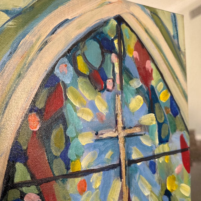 "Church Window" Original Painting by Mary Houston | Chairish