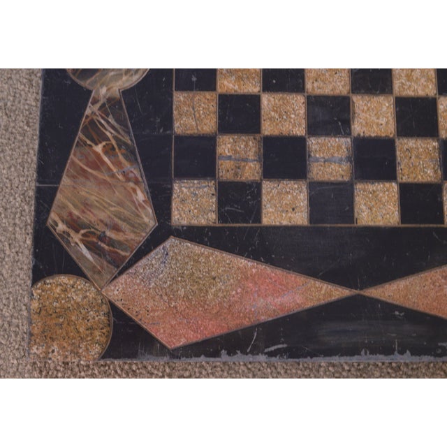 Antique Slate Chess Game Board (A) | Chairish
