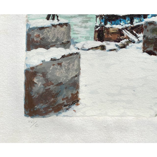 1960s Antoine Boulet La Louvre Paris Serigraph | Chairish