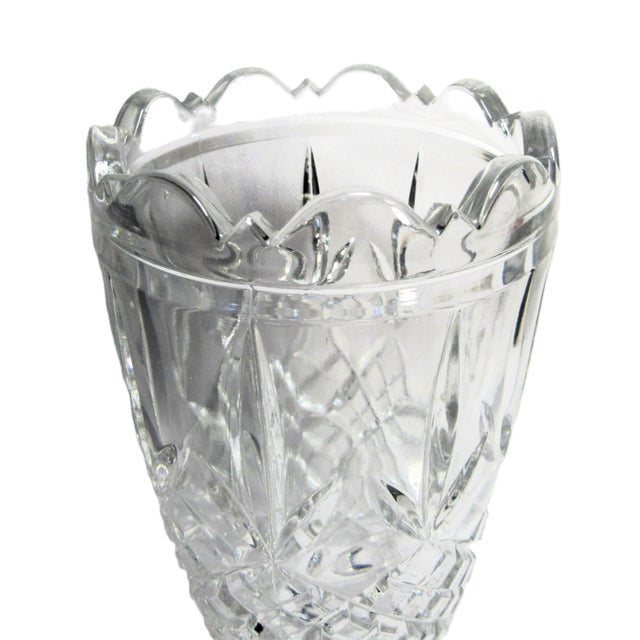 Vintage West Germany Lead Crystal Vase | Chairish