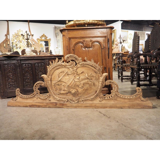 Highly Carved 18th Century Rocaille Overdoor From France | Chairish