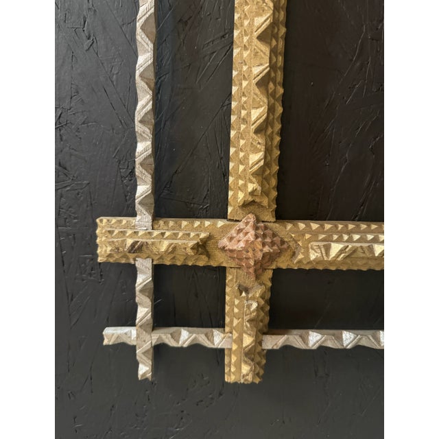1920’s Tramp Art Picture Frame | Chairish