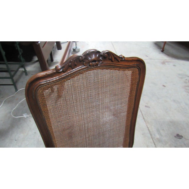 1990s Pair John Widdicomb Chairs French Wicker Cane Designer | Chairish