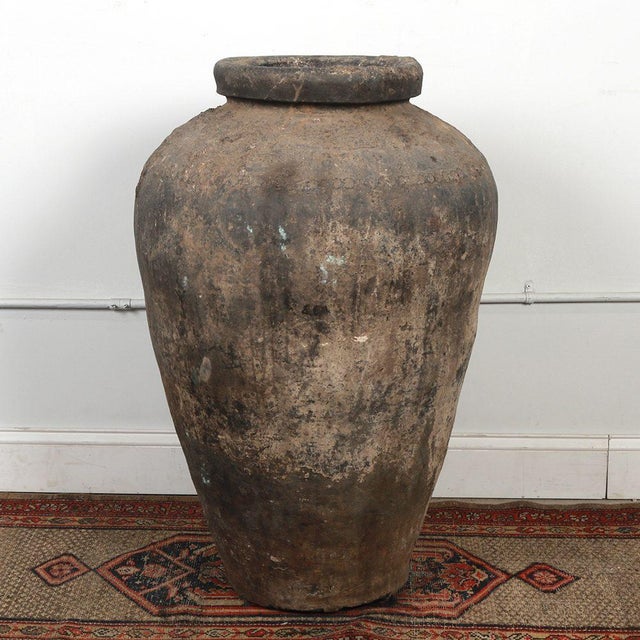 Vintage Indian Large Grain Pot | Chairish