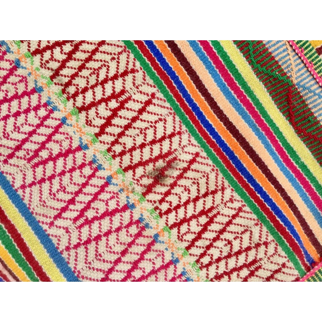 Vintage Andean Wool Manta Blanket - | Chairish