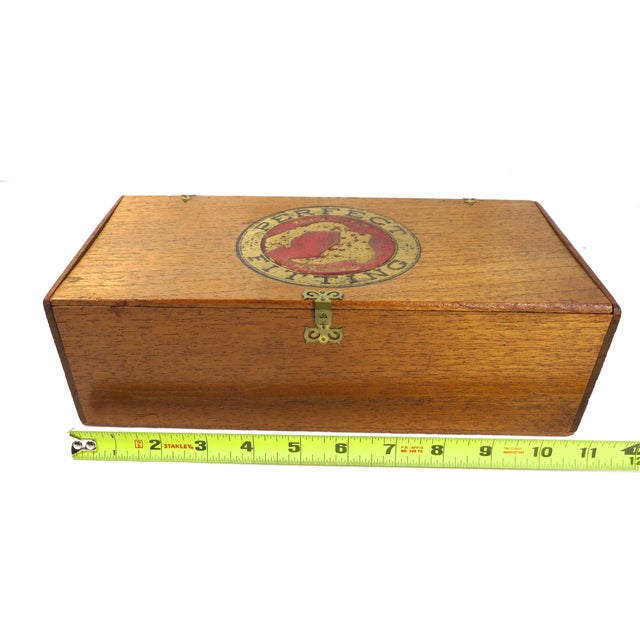 Early 20th Century Antique Mahogany Ladies Shoe Box | Chairish