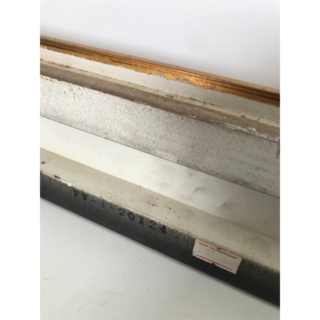 Vintage Gold Metal Leaf Frame | Chairish