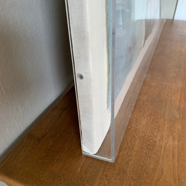 1980s Mary Heebner Seattle Abstract Mixed Media on Paper Painting ...