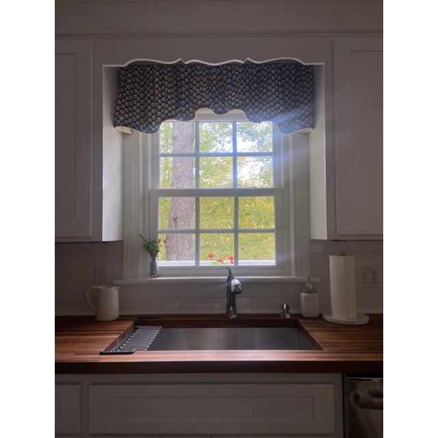Early 21st Century French Country Pierre Deux Fabric Custom Window ...
