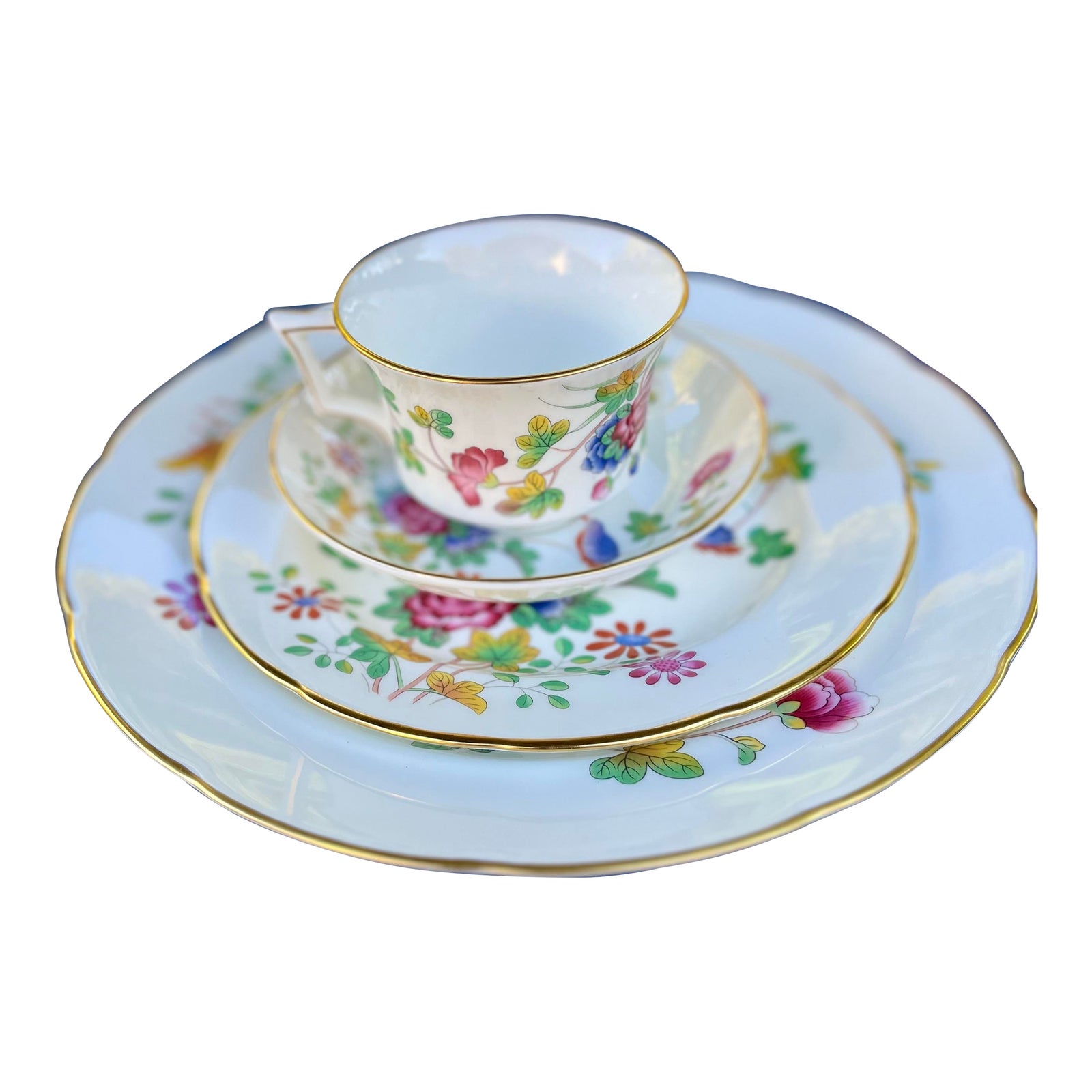 1970s Wedgewood Bone China Dinnerware Set- 32 Pieces | Chairish