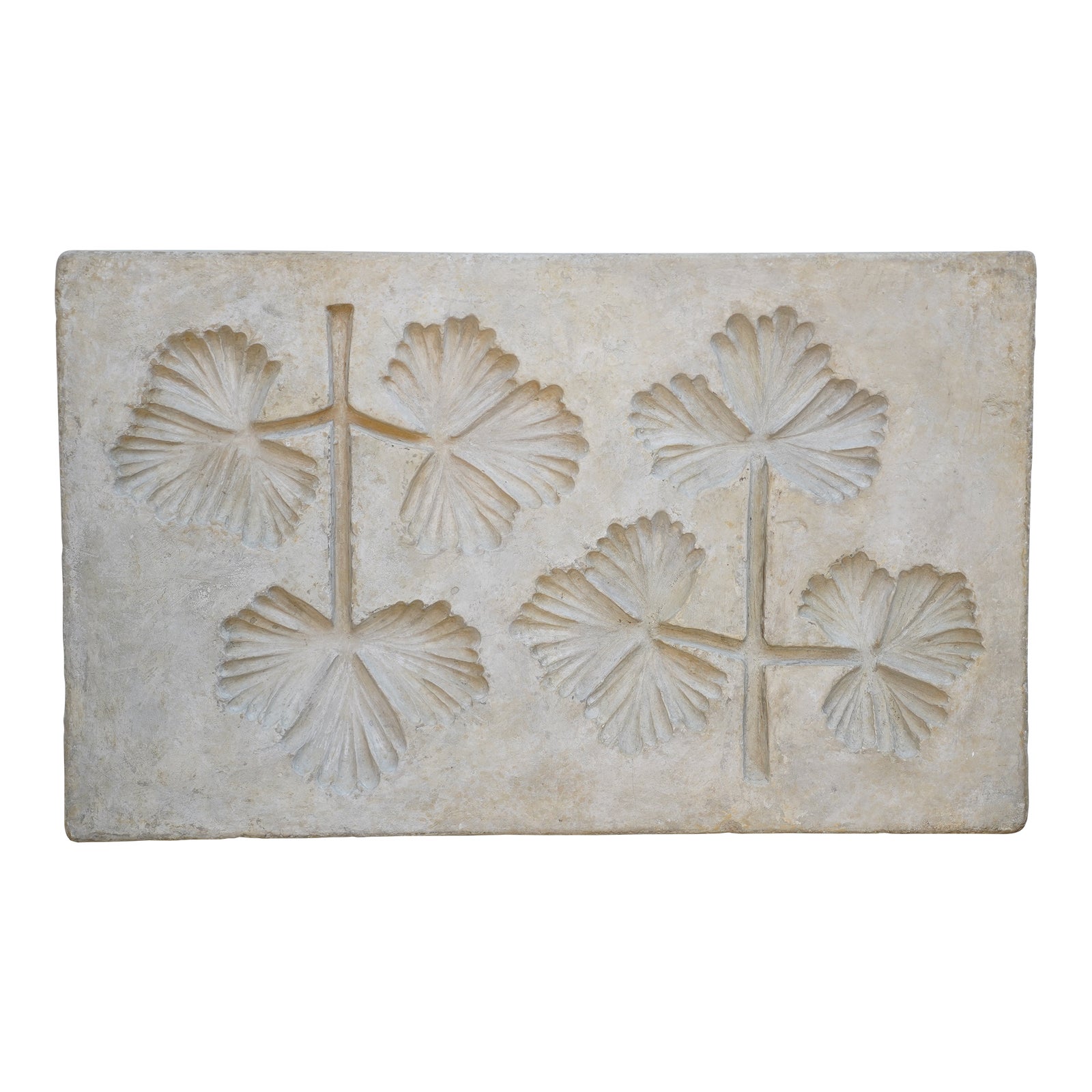 Formations Ash Leaf Cast in Concrete | Chairish