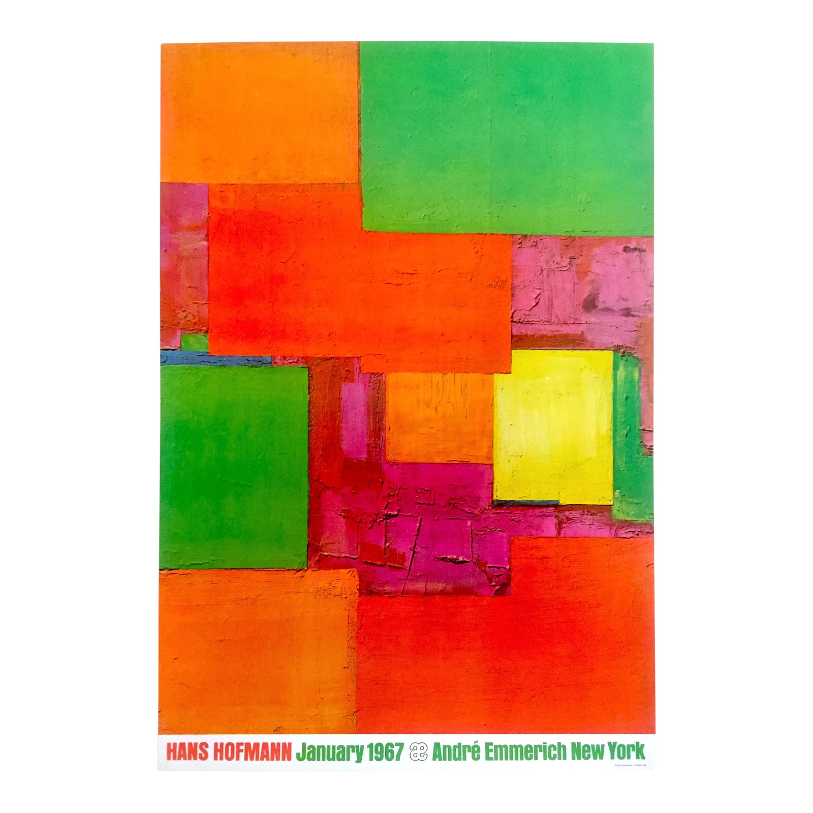 Hans Hofmann Vintage 1967 Abstract Expressionist Lithograph Print ...