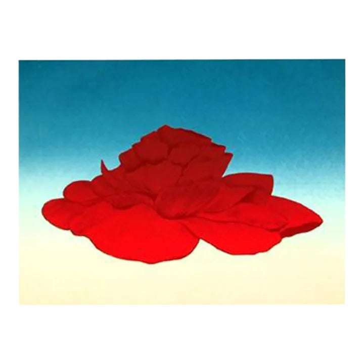 Poppy Begonia Flower, John Cederstrom Serigraph, Signed and Numbered in ...