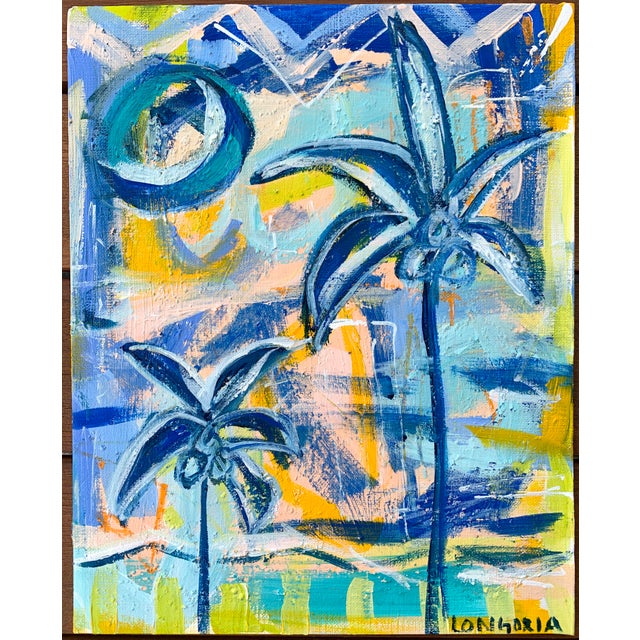 “Palms #18” Abstract Painting by Christina Longoria | Chairish