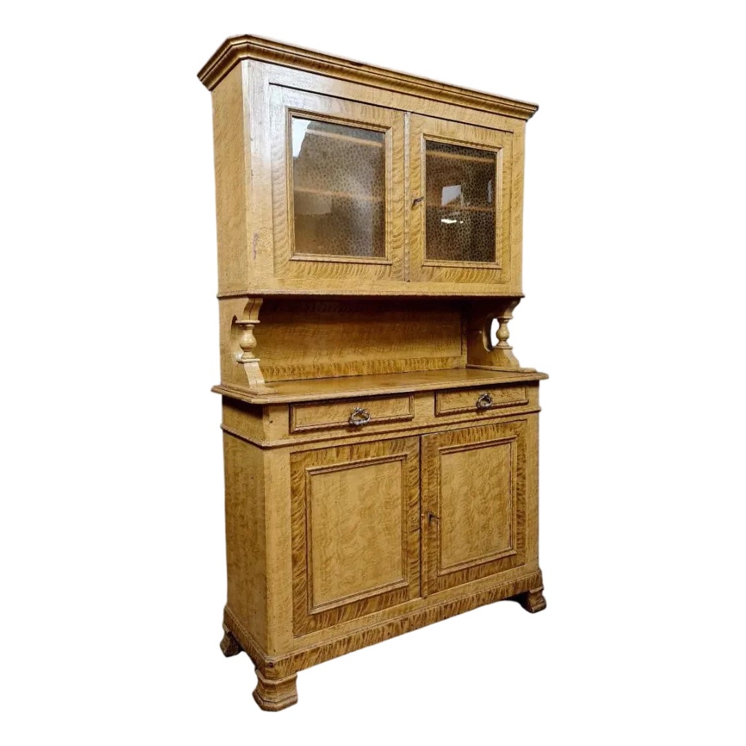 Louis Philippe Cupboard in Lacquered Wood | Chairish