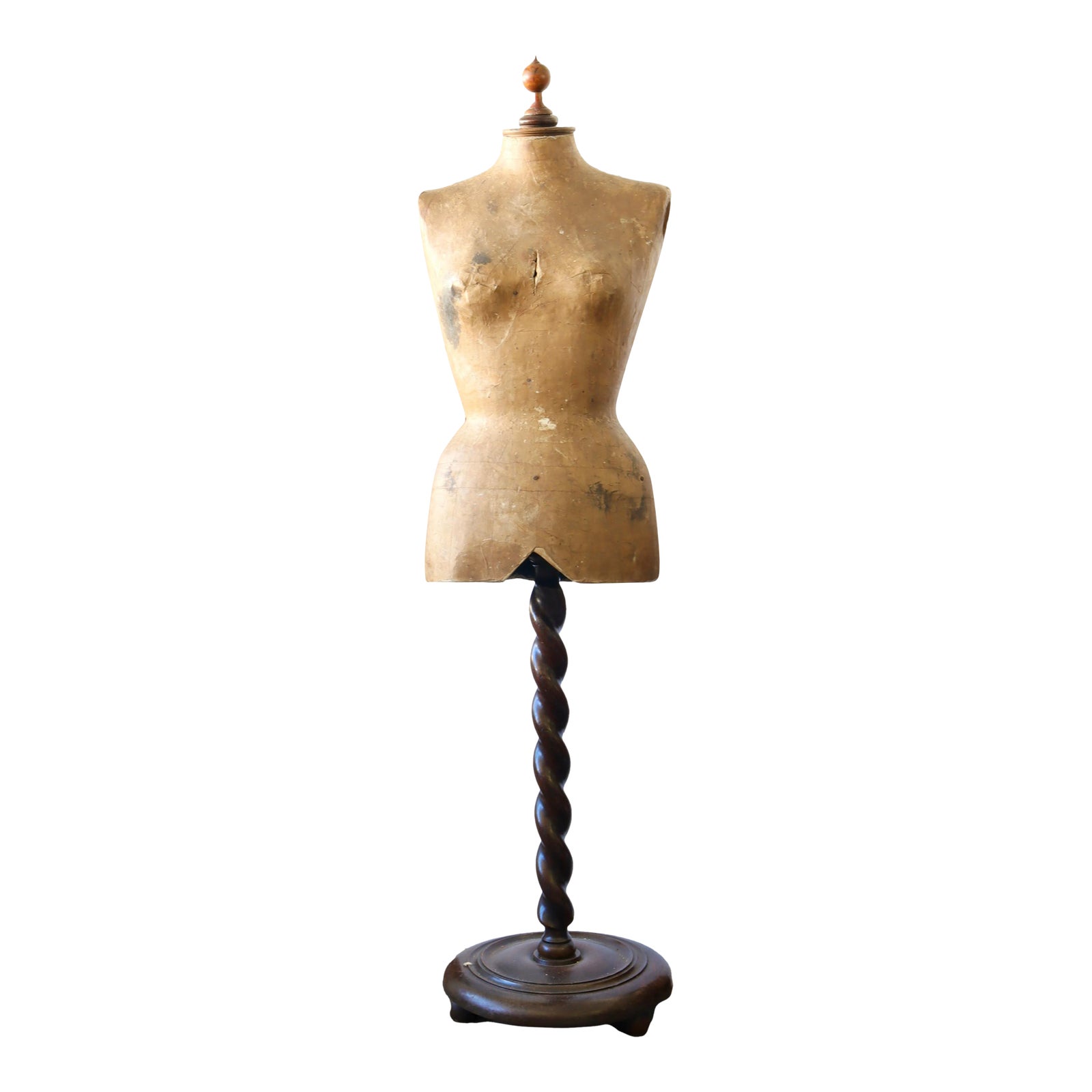 C. 1880s English Victorian Dressmaker's Form | Chairish