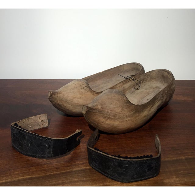 Antique Dutch Holland Wooden Clogs | Chairish