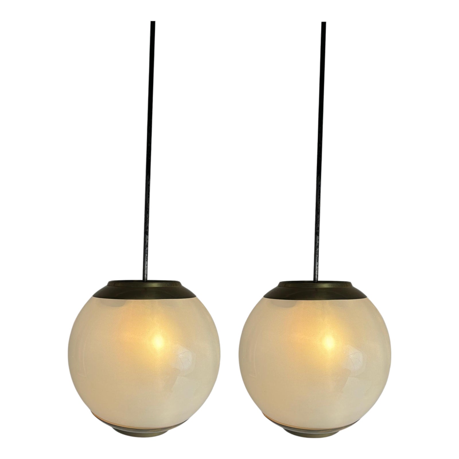 Mid-Century LS2 Pendants attributed to L. Caccia Dominioni for Azucena ...