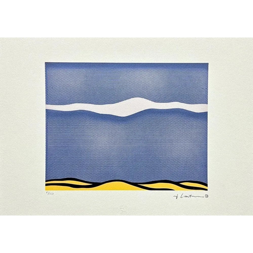 After Roy Lichtenstein, "Desert Landscape Ii", 1990s, Silk-Screen ...