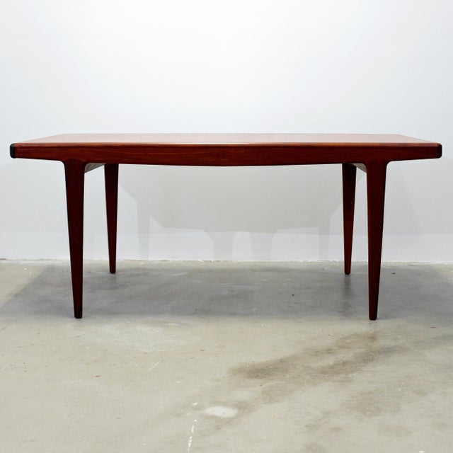 Younger Furniture Teak Dining Table With Hidden Leaves | Chairish